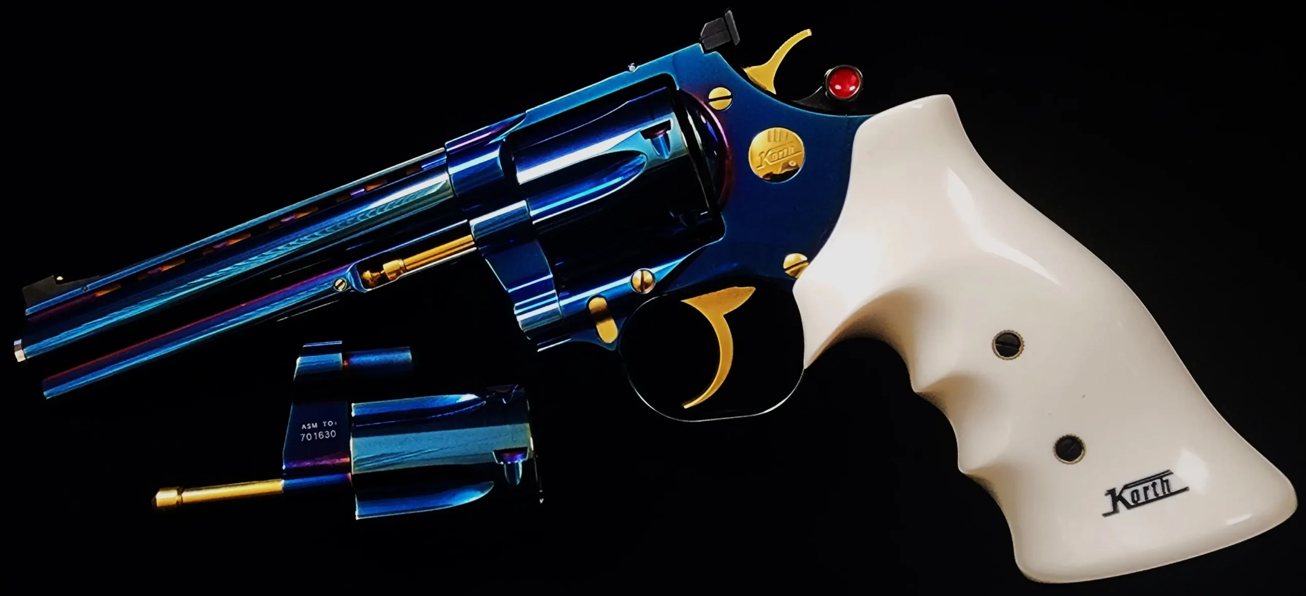 Korth Classic .357 Mag With 9mm Cylinder Plasma Finish