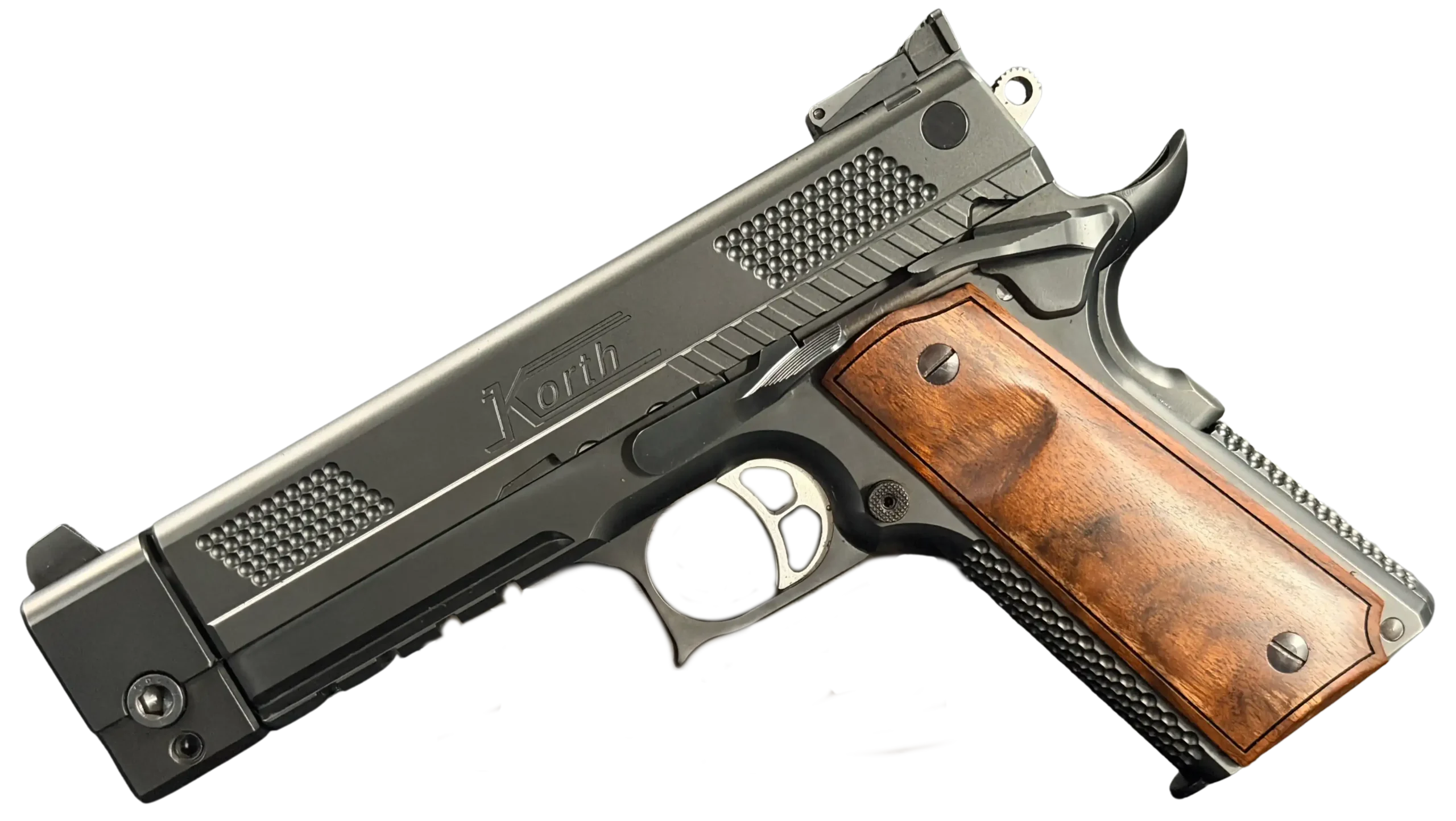 Korth PRS-Five | 45 ACP PRS 5" with DLC Finish & Walnut Grips