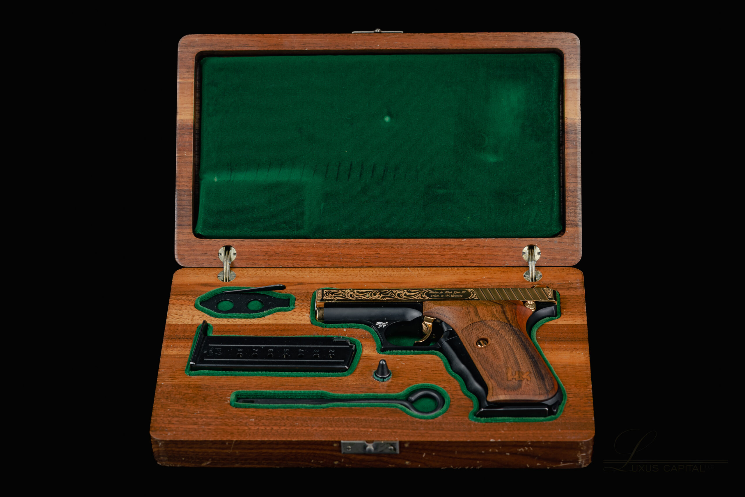 Elegant Heckler & Koch P7 Engraved | Luxus Capital