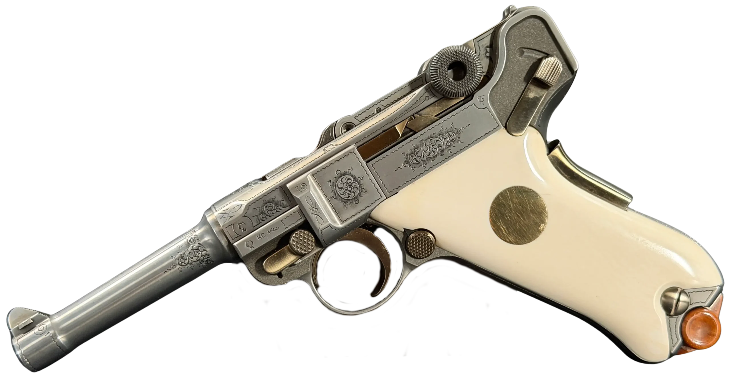 Mauser P08 IWA ’83 Luger 7.65mm Engraved Presentation Pistol
