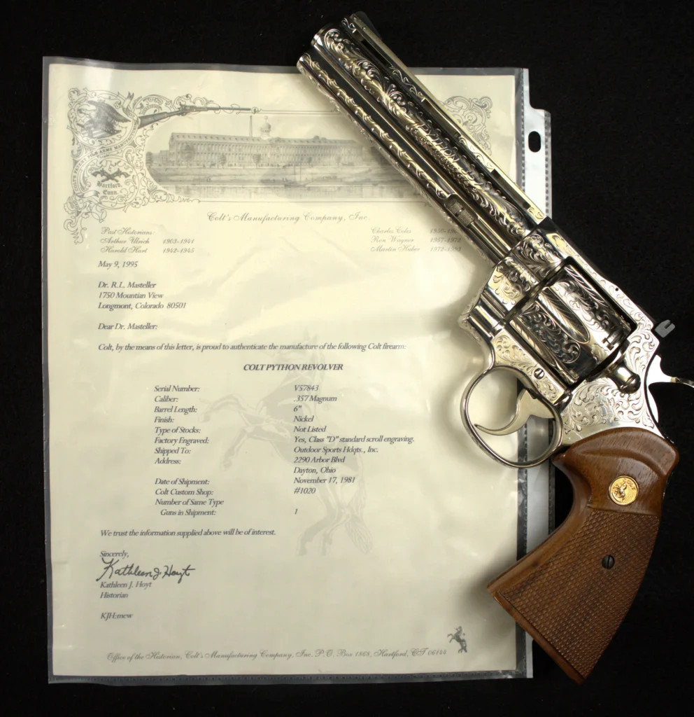 Colt Python Class D Engraved Masterpiece | Luxus Capital
