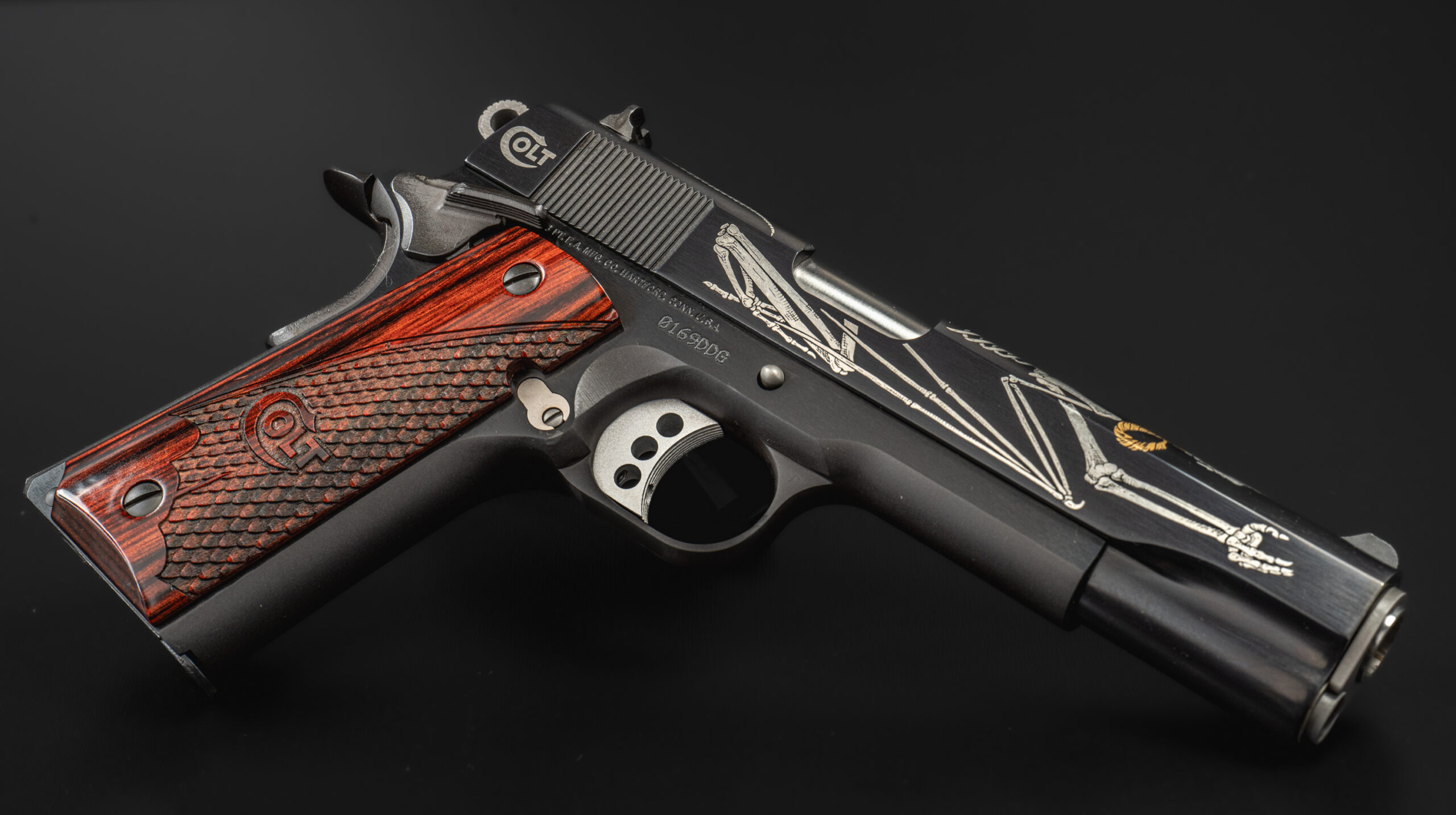 Colt 1911 Talo Dragon Limited Edition - 24KT Gold | Luxus Capital