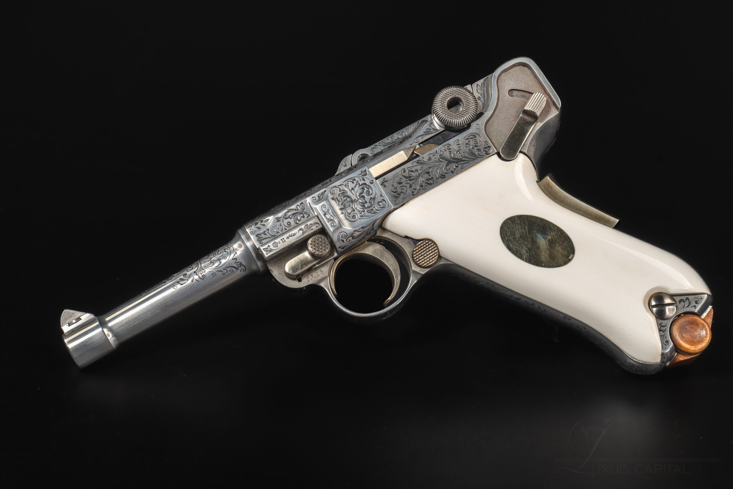 Mauser P08 Luger: Engraved Collector's Piece | Luxus Capital