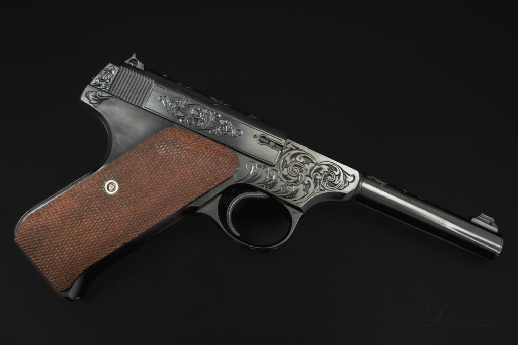 1937 Colt Woodsman Sport Engraved by Sherwood | Luxus Capital