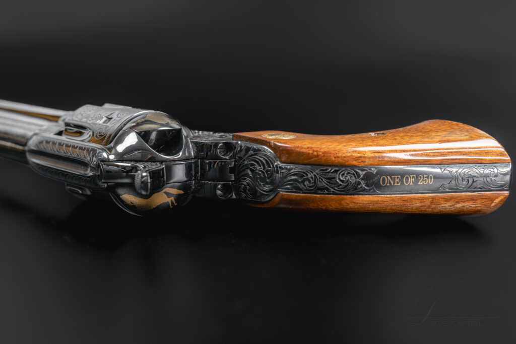 Colt SAA Gold Inlay Engraved Revolver | Luxus Capital