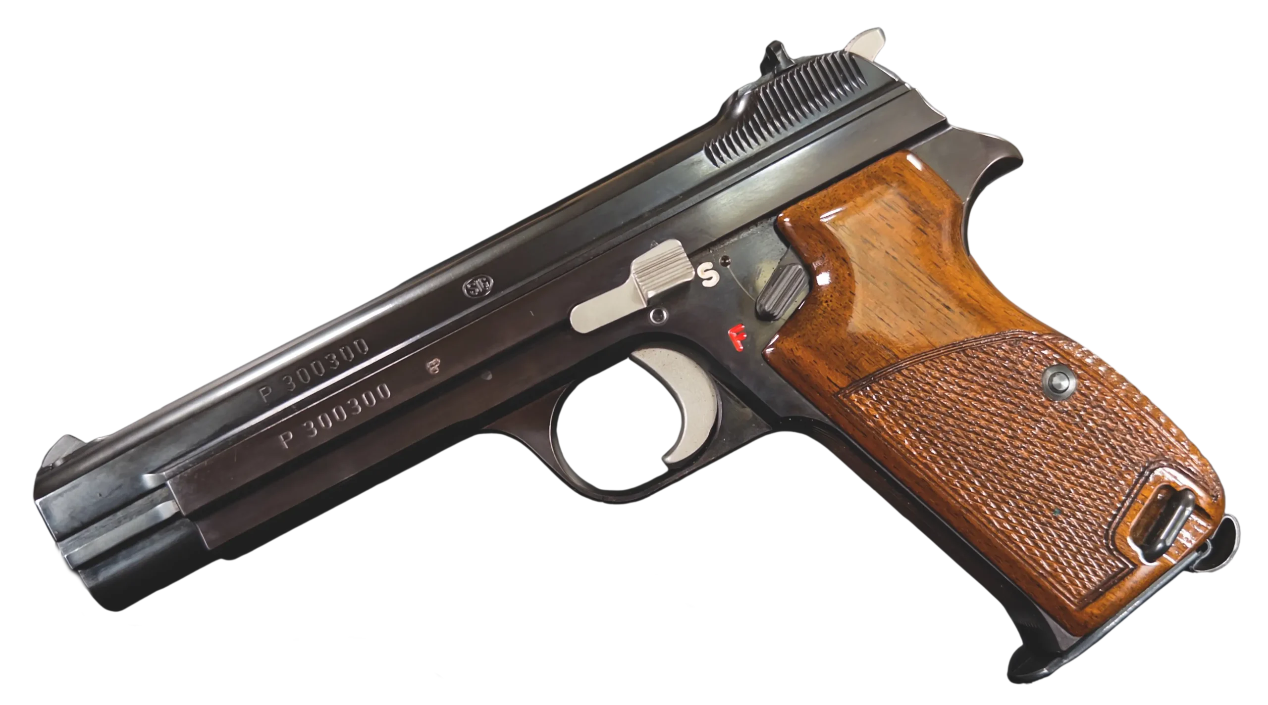 SIG P210-6 | 9mm Precision Pistol with Wood Grips