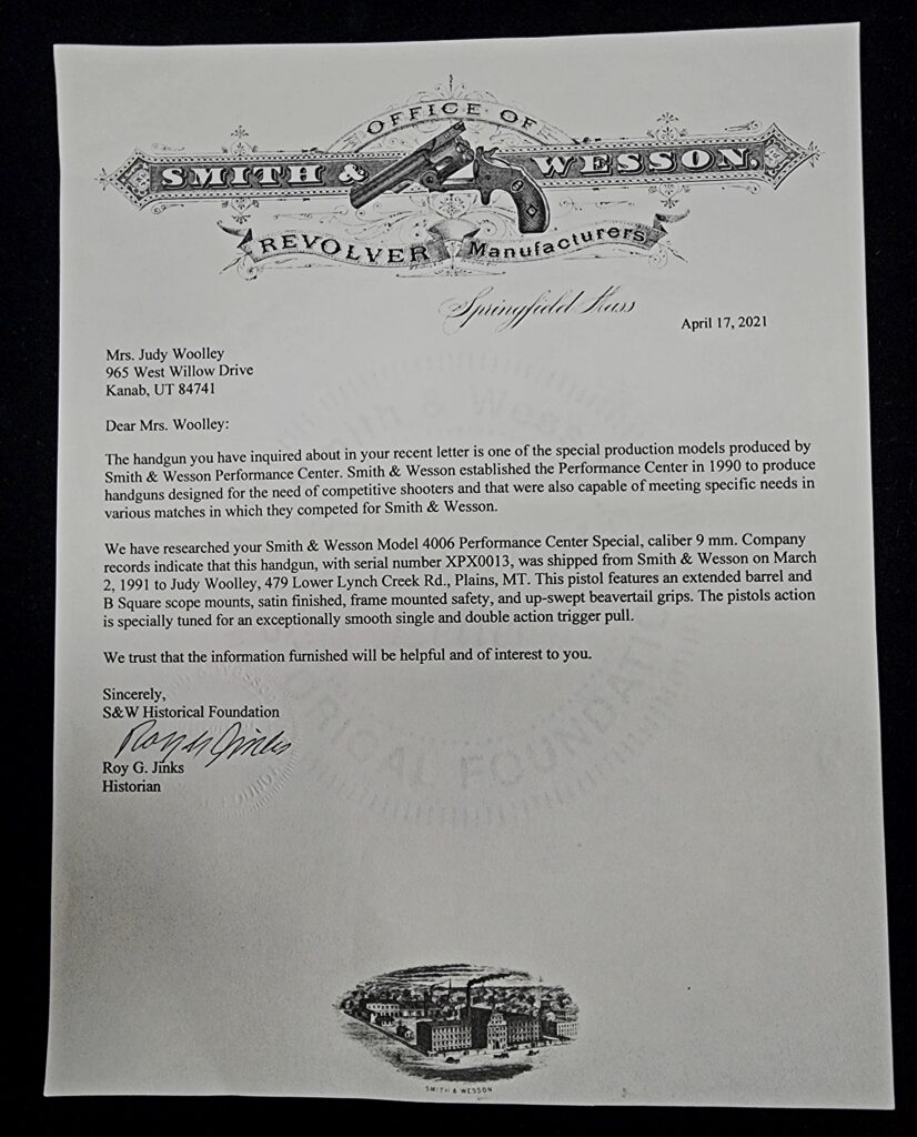 Smith & Wesson 4006 Judy Woolley Custom Pistol | Luxus Capital