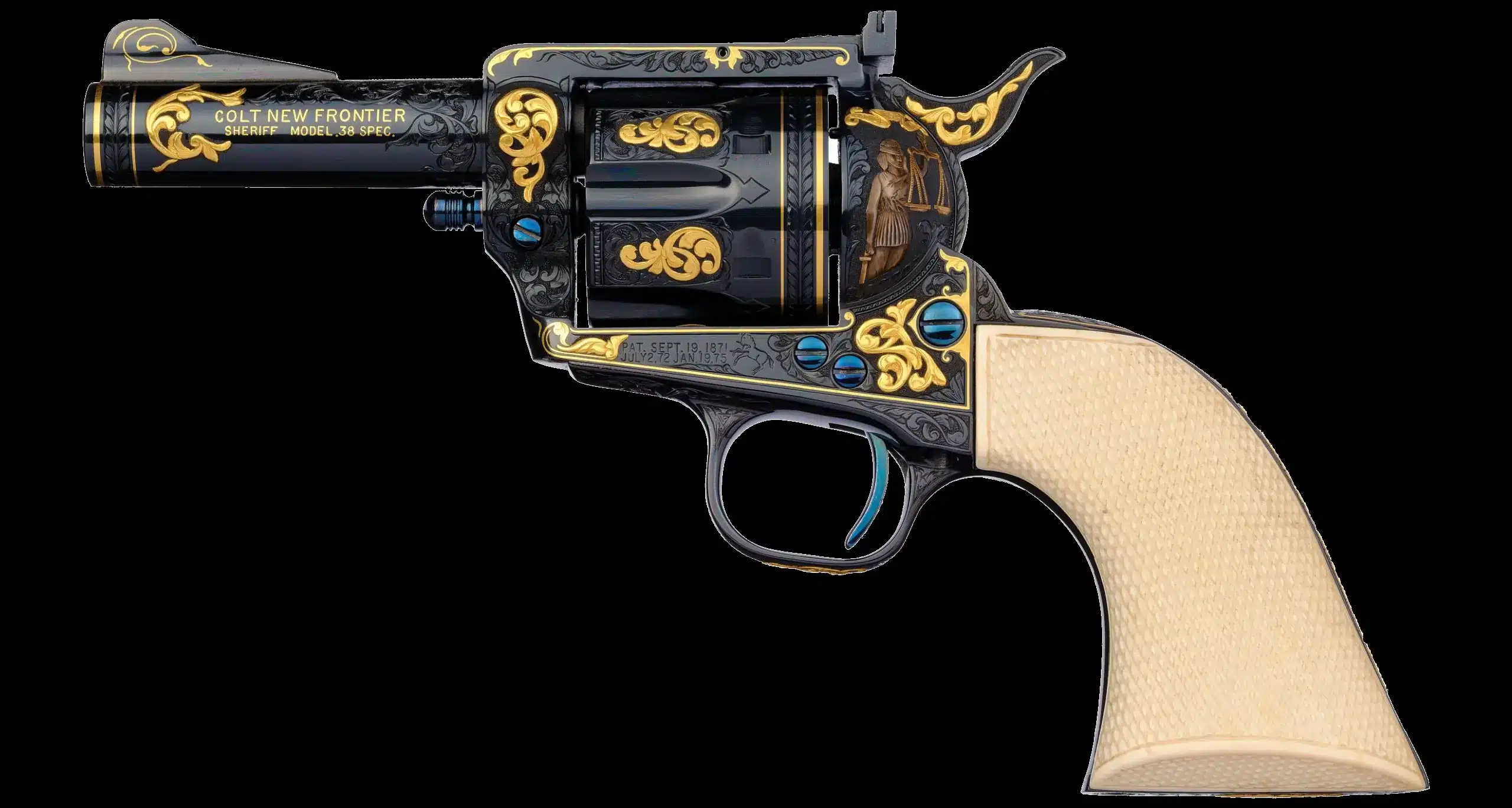 Engraved Colt Sheriffs Revolvers | Luxus Capital
