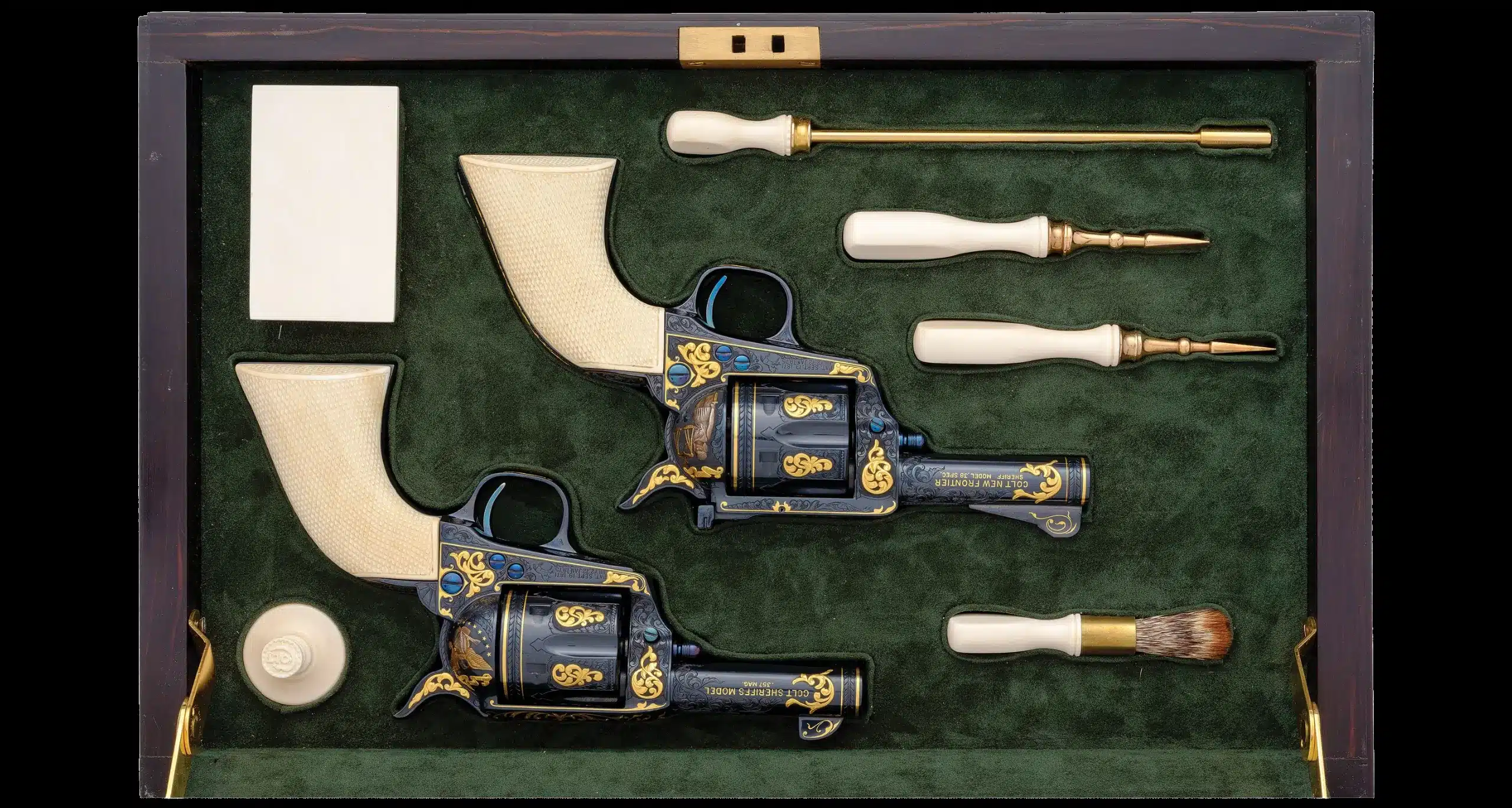 Engraved Colt Sheriffs Revolvers | Luxus Capital