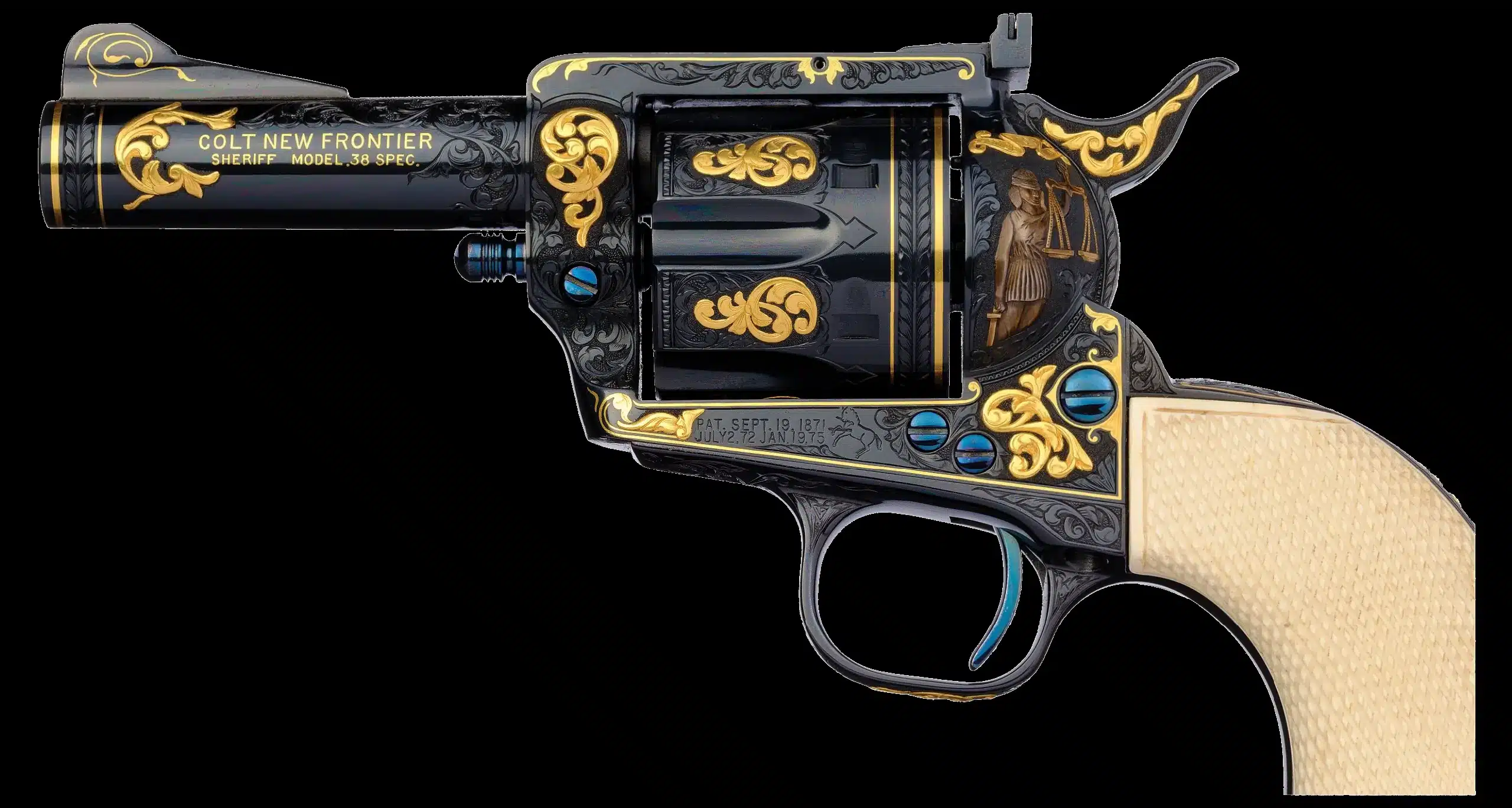 Engraved Colt Sheriffs Revolvers | Luxus Capital