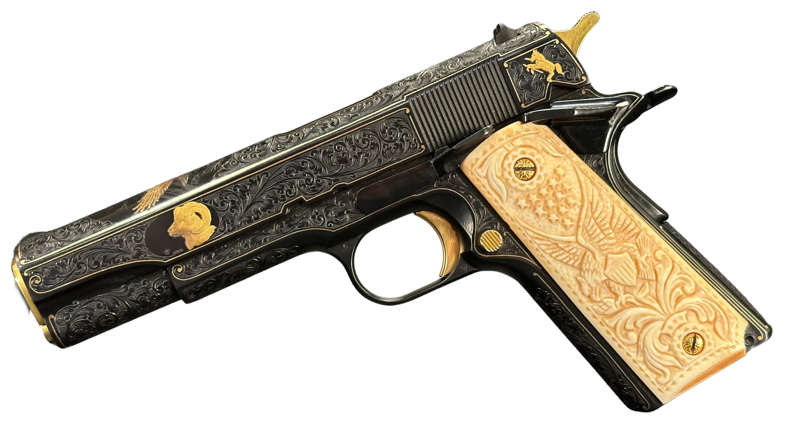 Colt Government Model 1986 | Angelo Bee Engraved Masterpiece