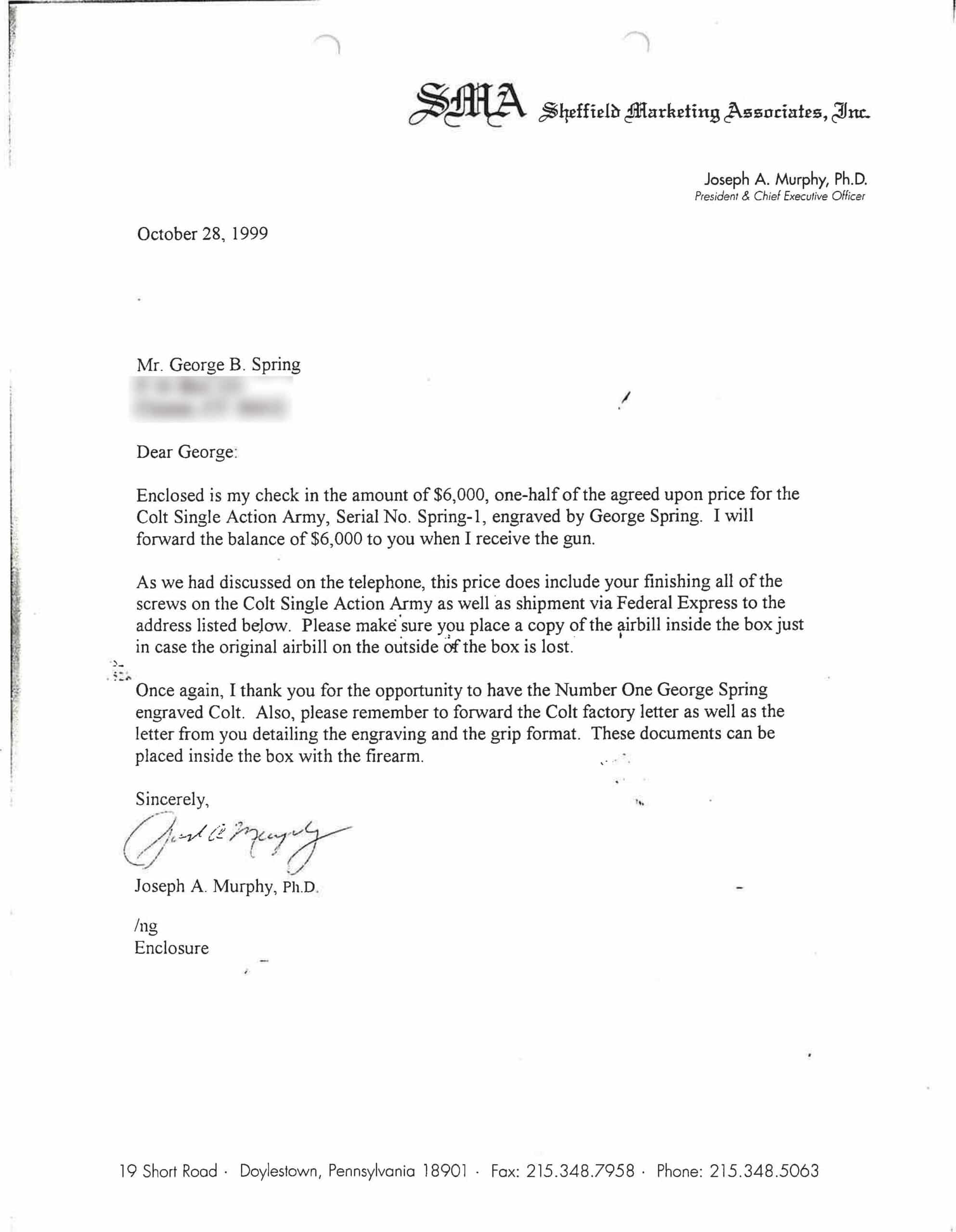 Engraved Colt Revolver - George Spring Edition | Luxus Capital