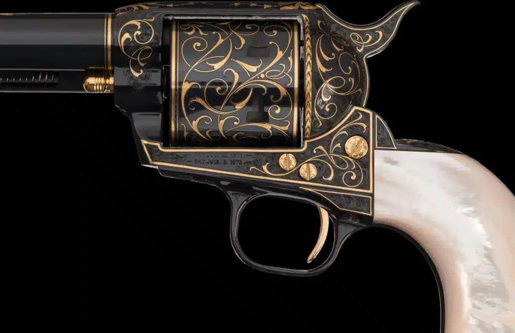Engraved Colt Revolver - George Spring Edition | Luxus Capital