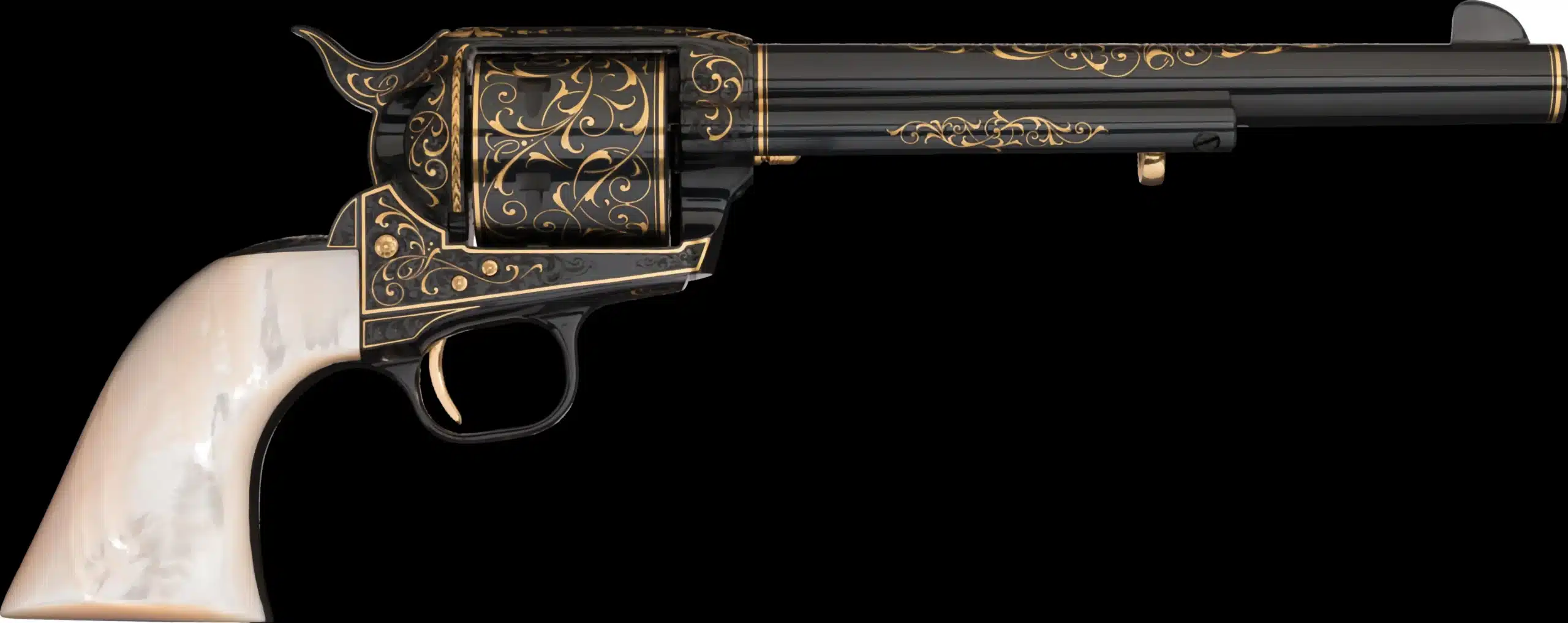 Engraved Colt Revolver - George Spring Edition | Luxus Capital