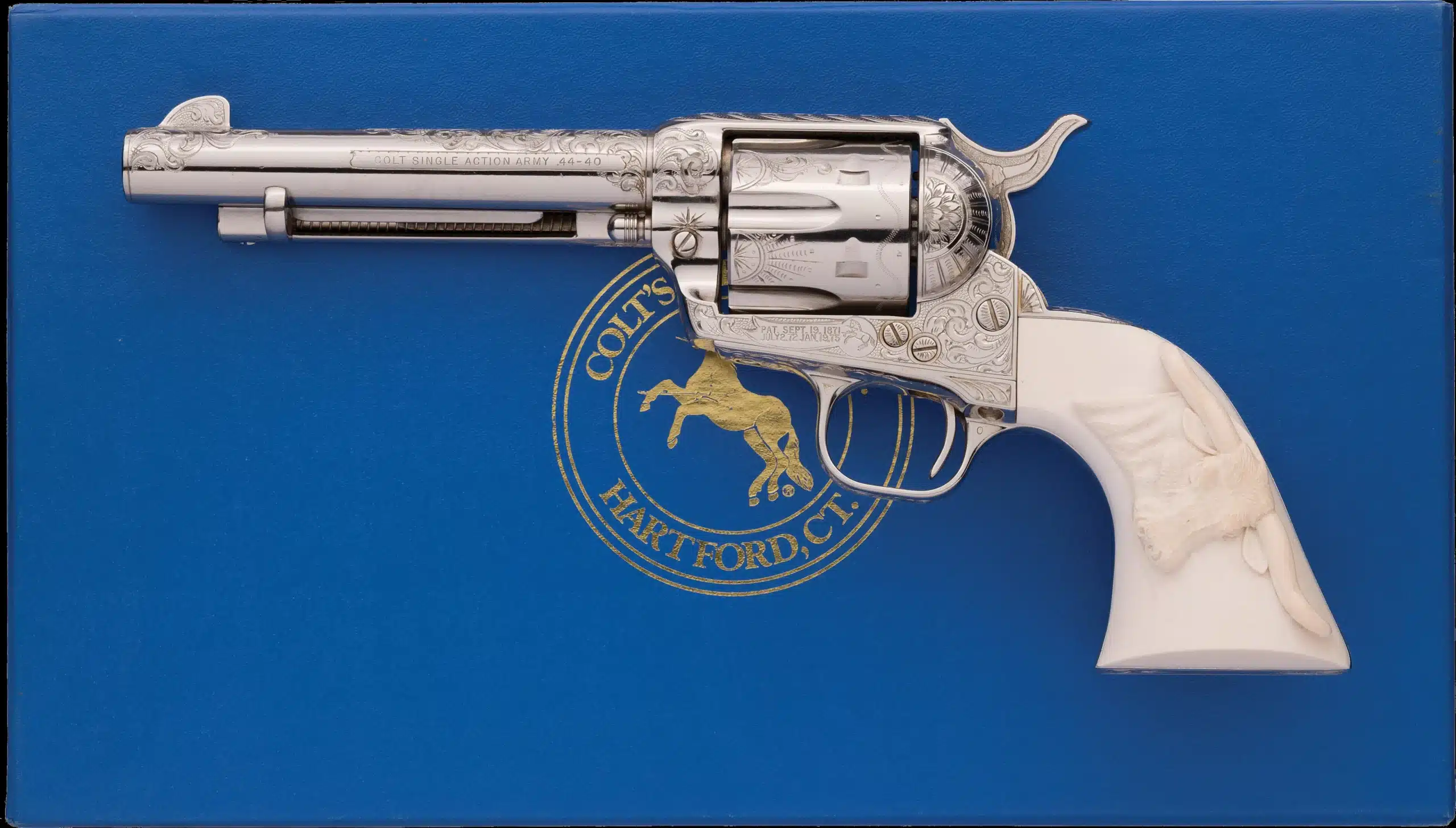 John Adams Engraved Colt Revolver - 1992 Artistry | Luxus Capital