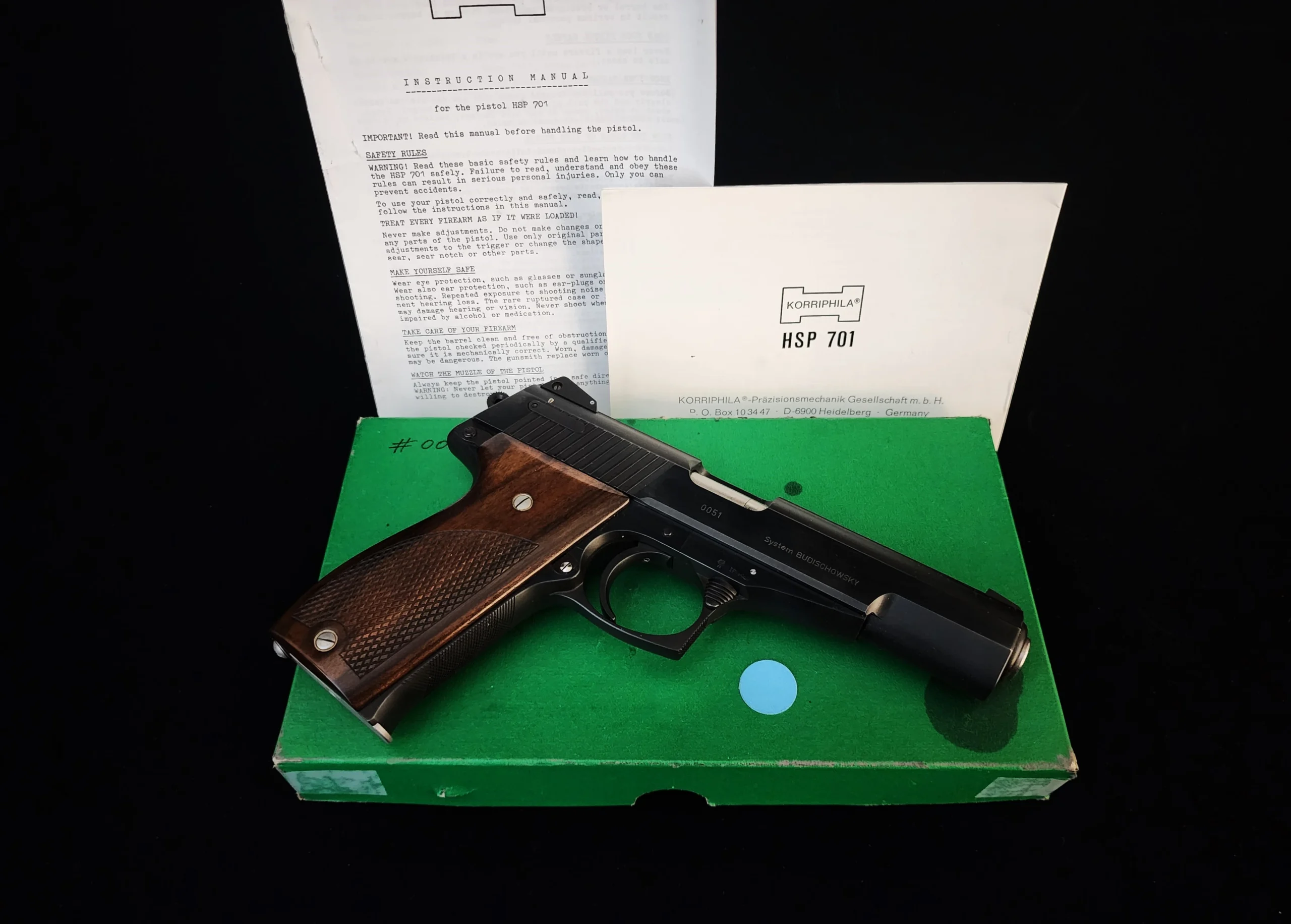 Korriphila HSP 701 5” | Single Action Only | Luxus Capital