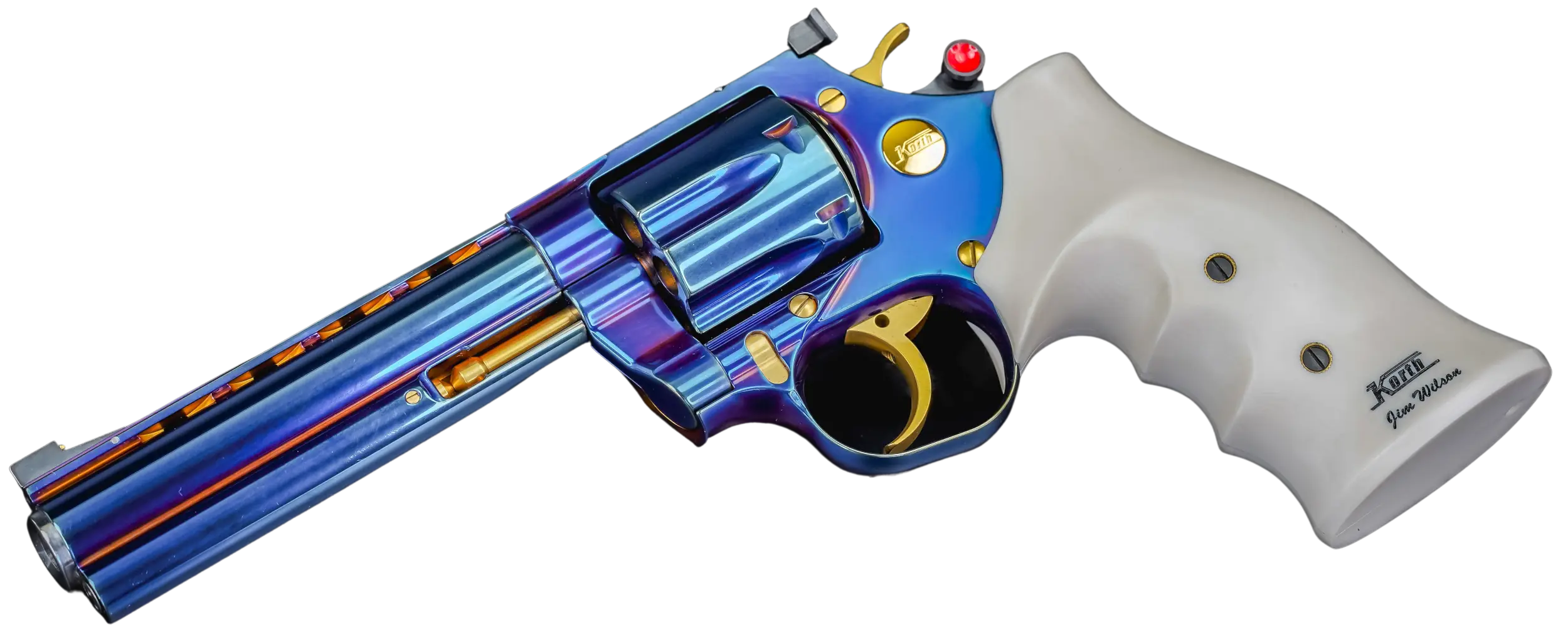 Korth Classic 6” Blue | .357 Magnum Blue-Rainbow Finish