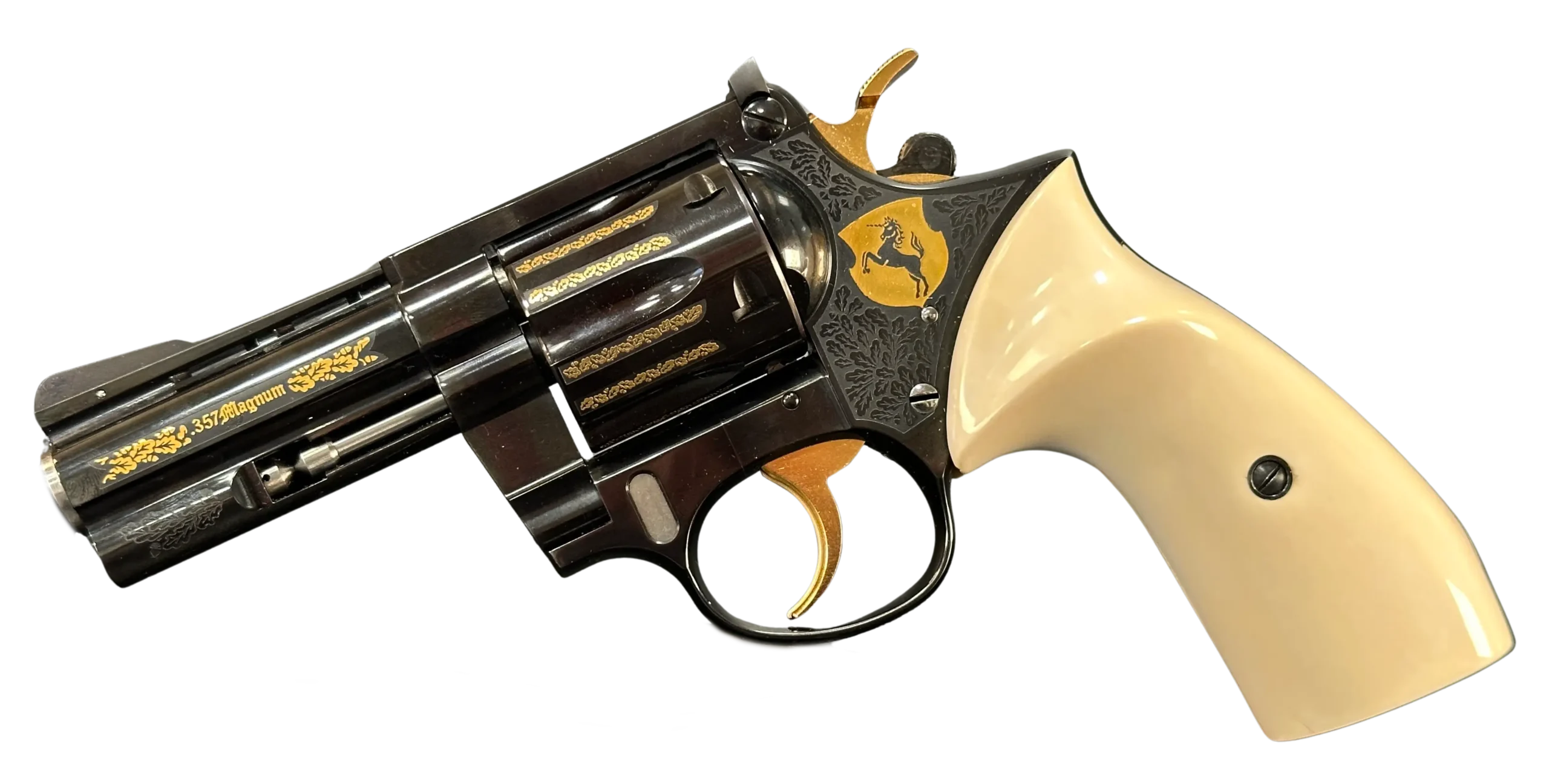 Gold Inlay Korth Combat Revolver | For Sale | Luxus Capital