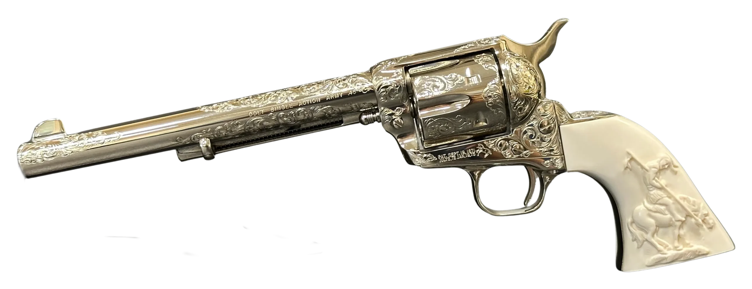 Engraved Colt Single Action Army End Of Trail | Luxus Capital