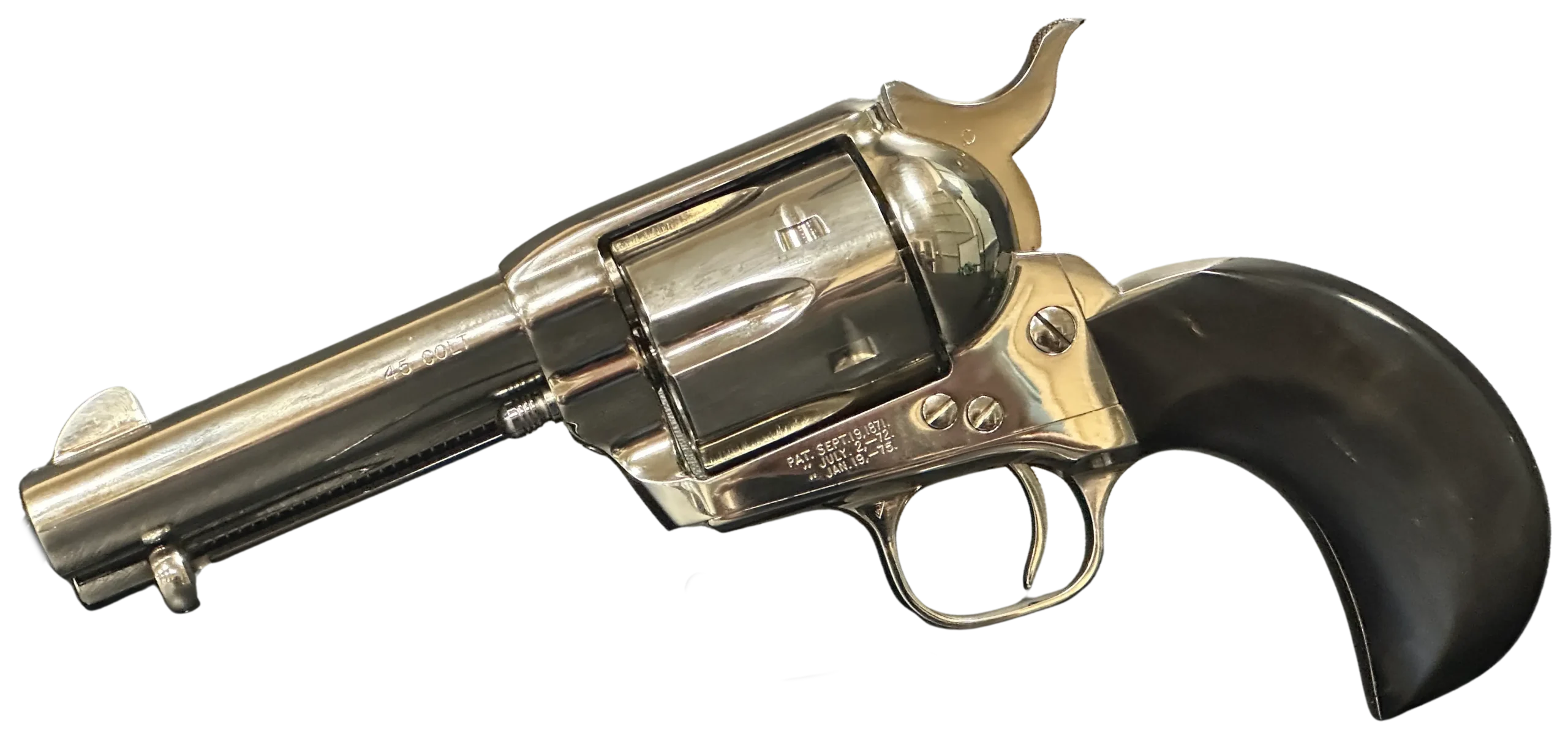 Colt SAA Birdshead | 45 Colt | Nickel | For Sale | Luxus Capital